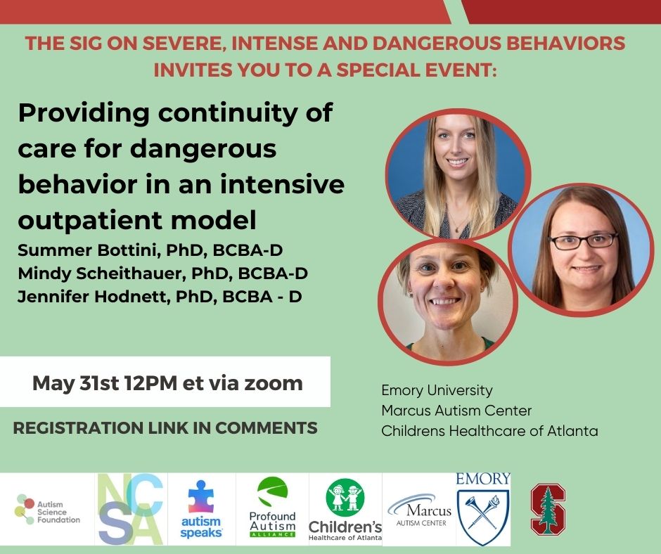 Providing continuity of care for dangerous behaviors in an intensive ...